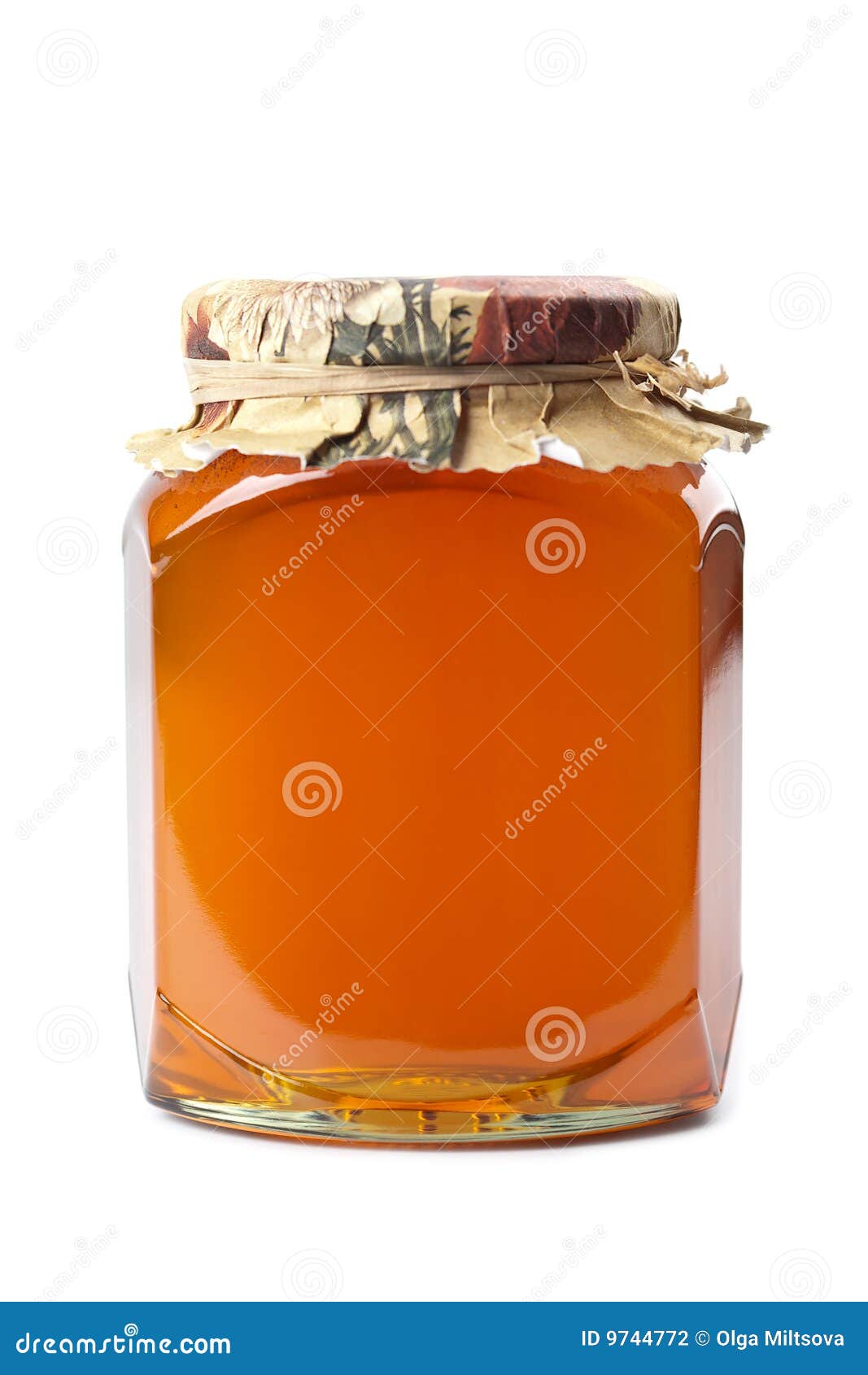 Miel De Bouteille D'isolement Photo stock - Image du délicieux, remède ...