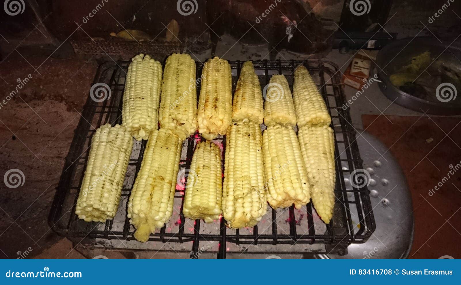 Mielies stock photo. Image of grill, toasted, mielies - 83416708