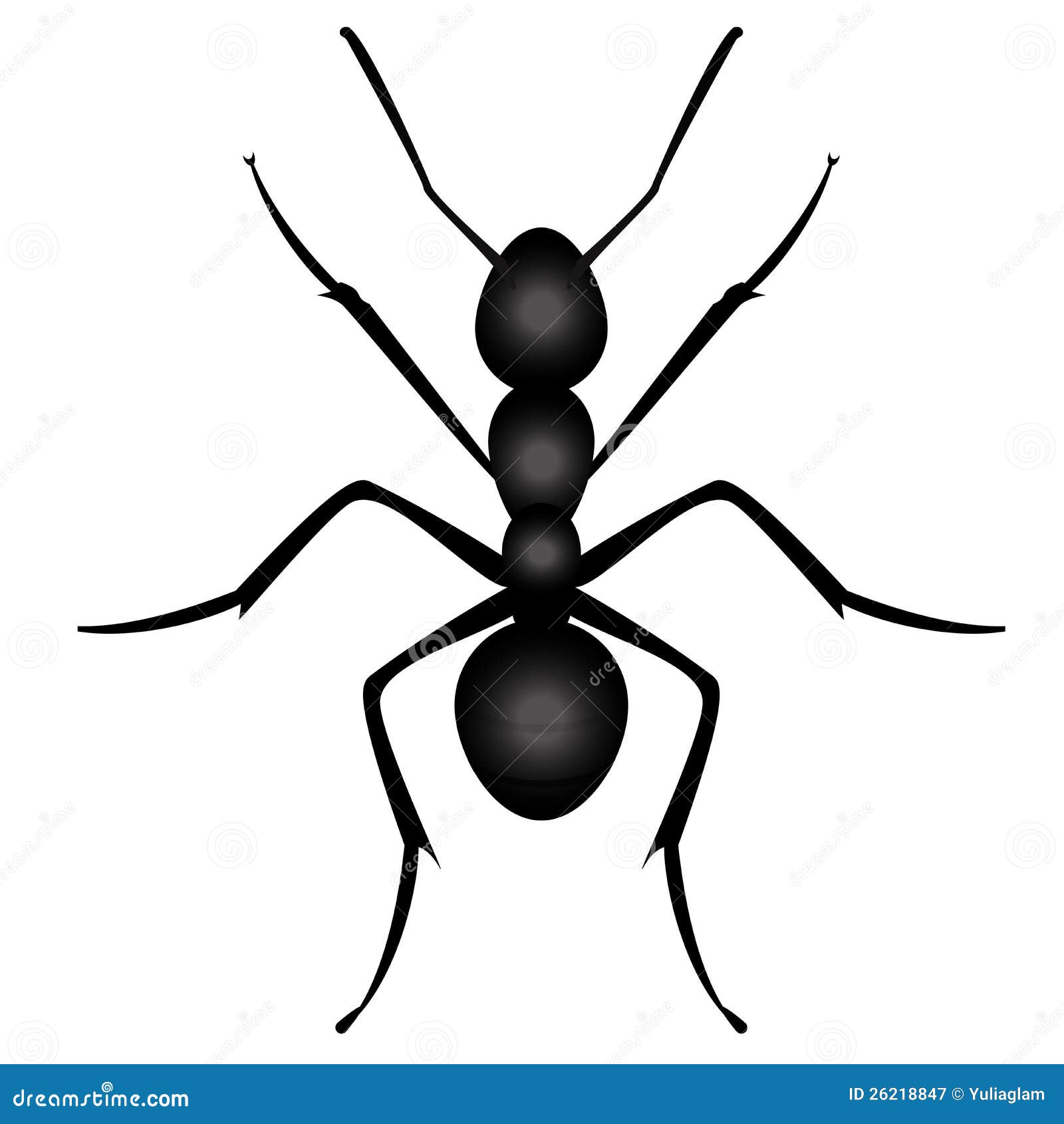 Mier vector illustratie. Illustration of antennes, klem - 26218847