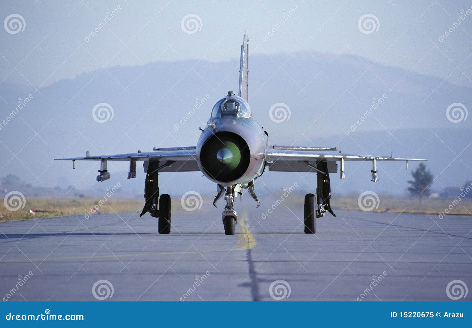 MiG-21 stock image. Image of airplane, supersonic, base - 15220675