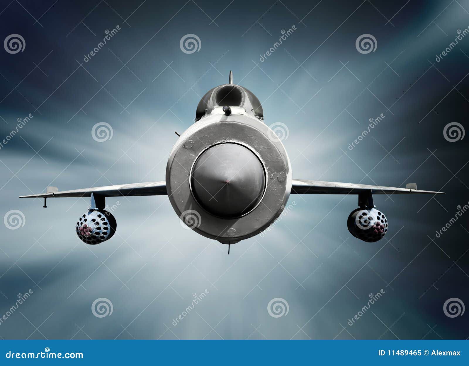 MiG-21 Supersonic Jet Fighter Aircraft Stock Image - Image of aircraft ...