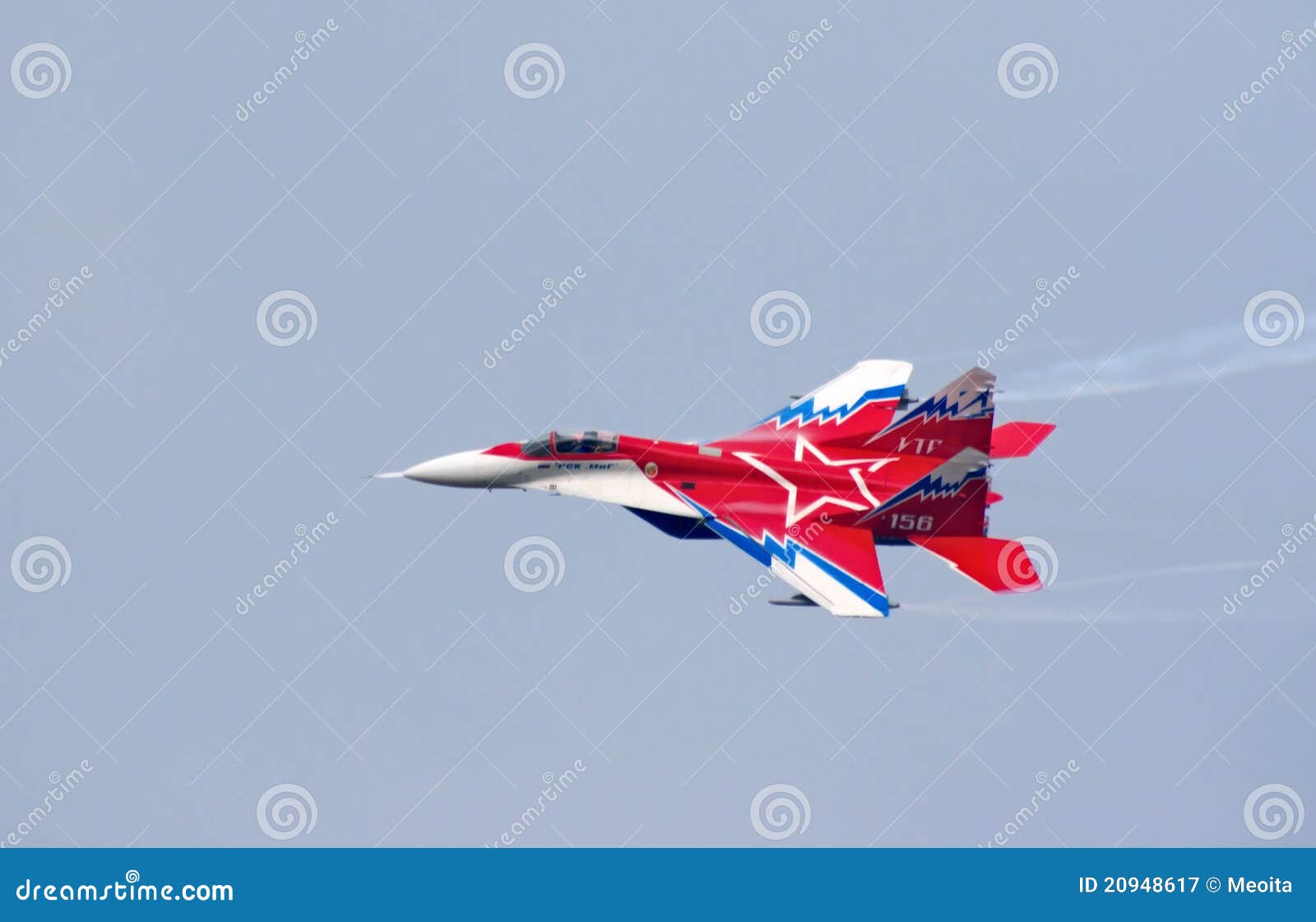 MiG-29OVT jet editorial photography. Image of aircraft - 20948617