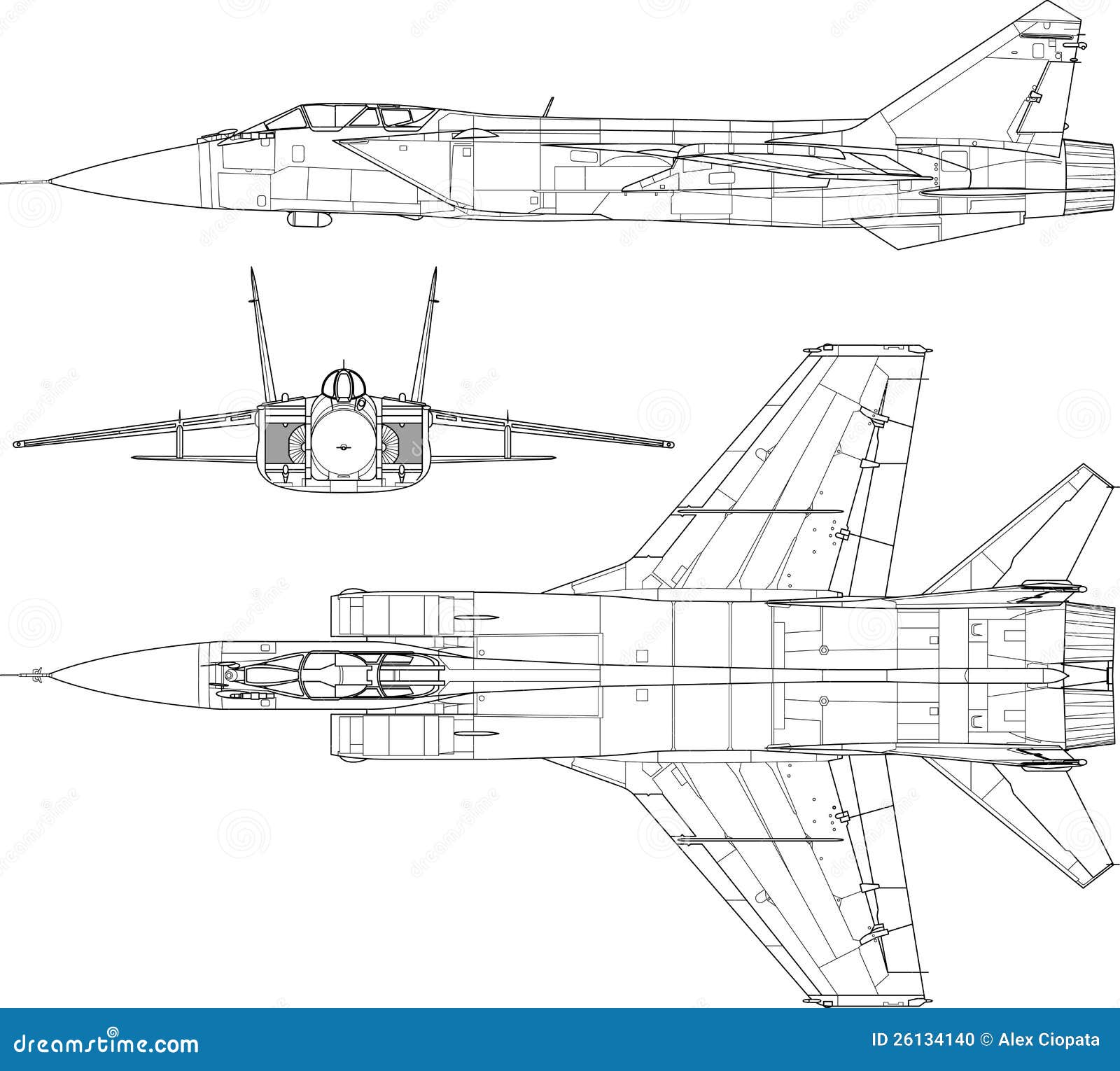 Mig 31 Stock Photo - Image: 26134140
