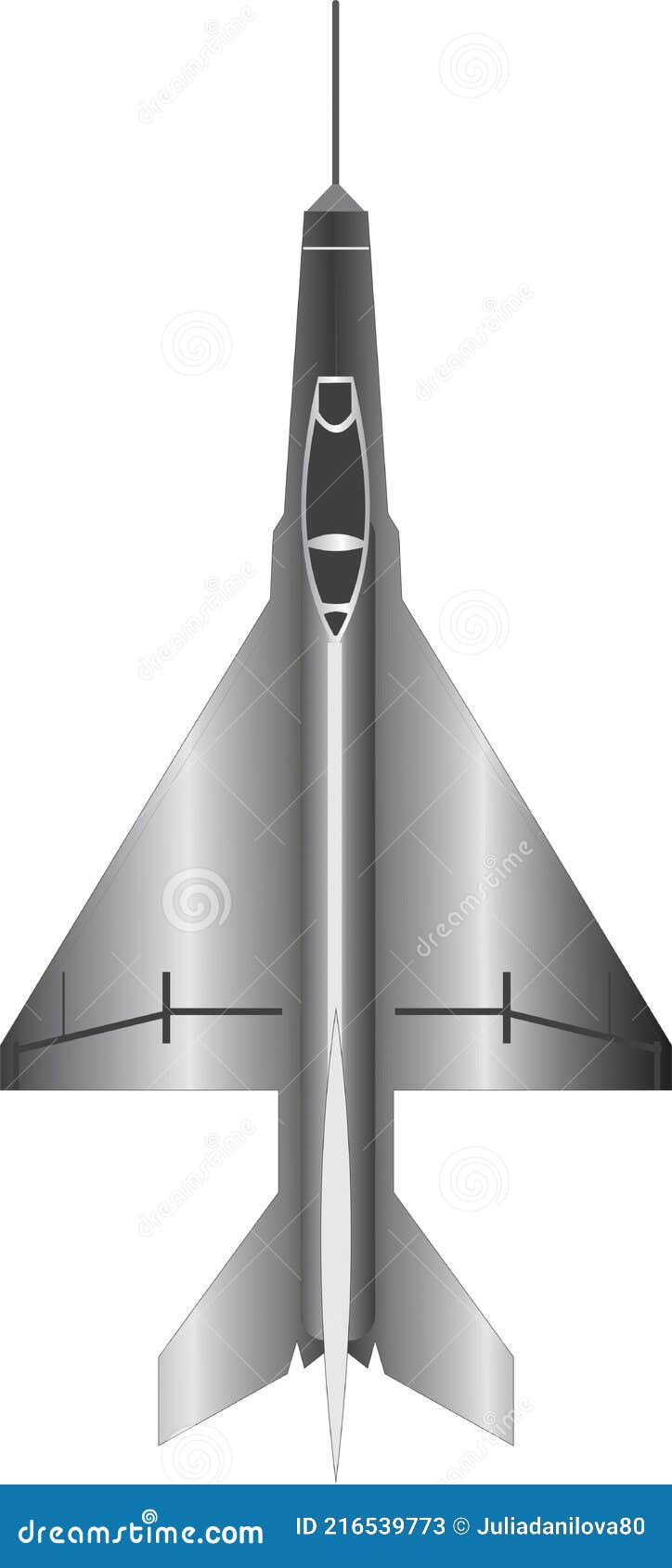 MiG-21 Aircraft. Soviet Light Supersonic Front-line Fighter Stock ...