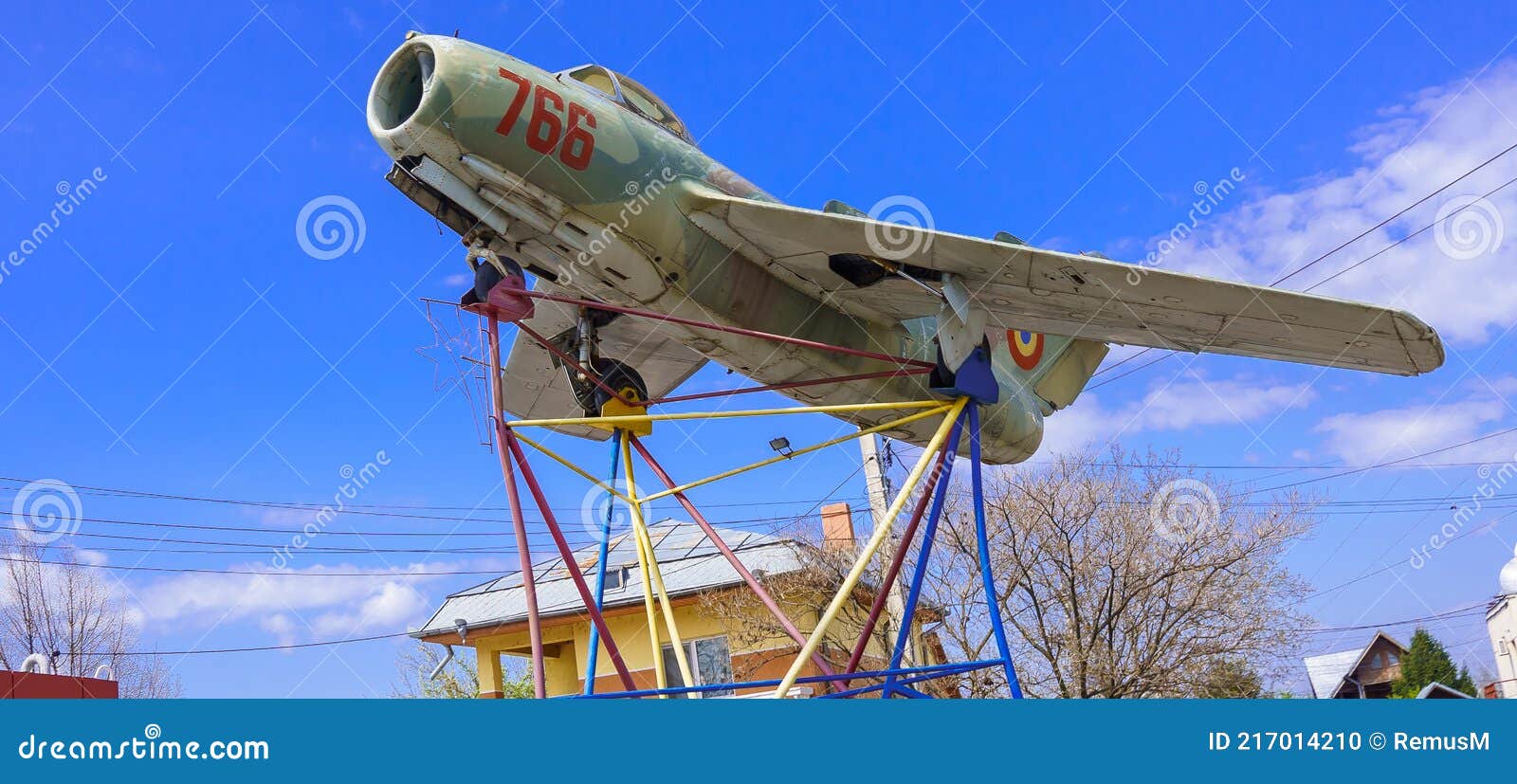MiG-15 the First Soviet Jet. Stock Photo - Image of phases, stuffed ...