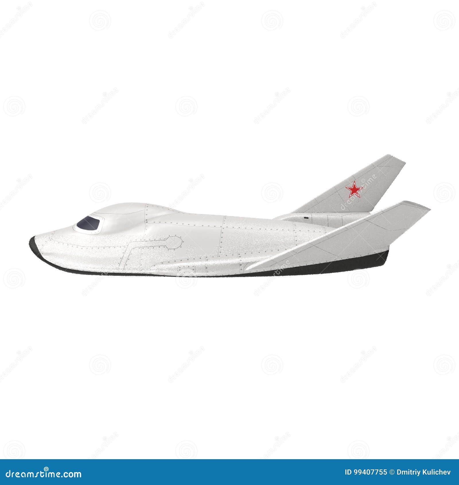 MiG-105 Lapot spaceplane. stock illustration. Illustration of aerospace ...