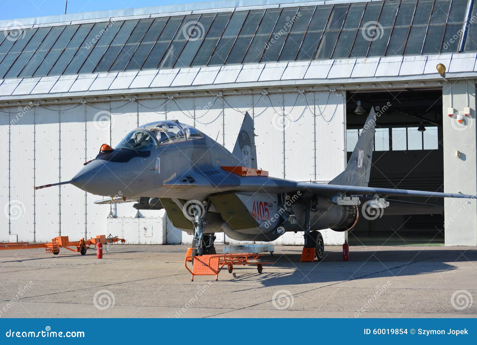 Mig-29 stock photo. Image of combat, hangar, poland, show - 60019854