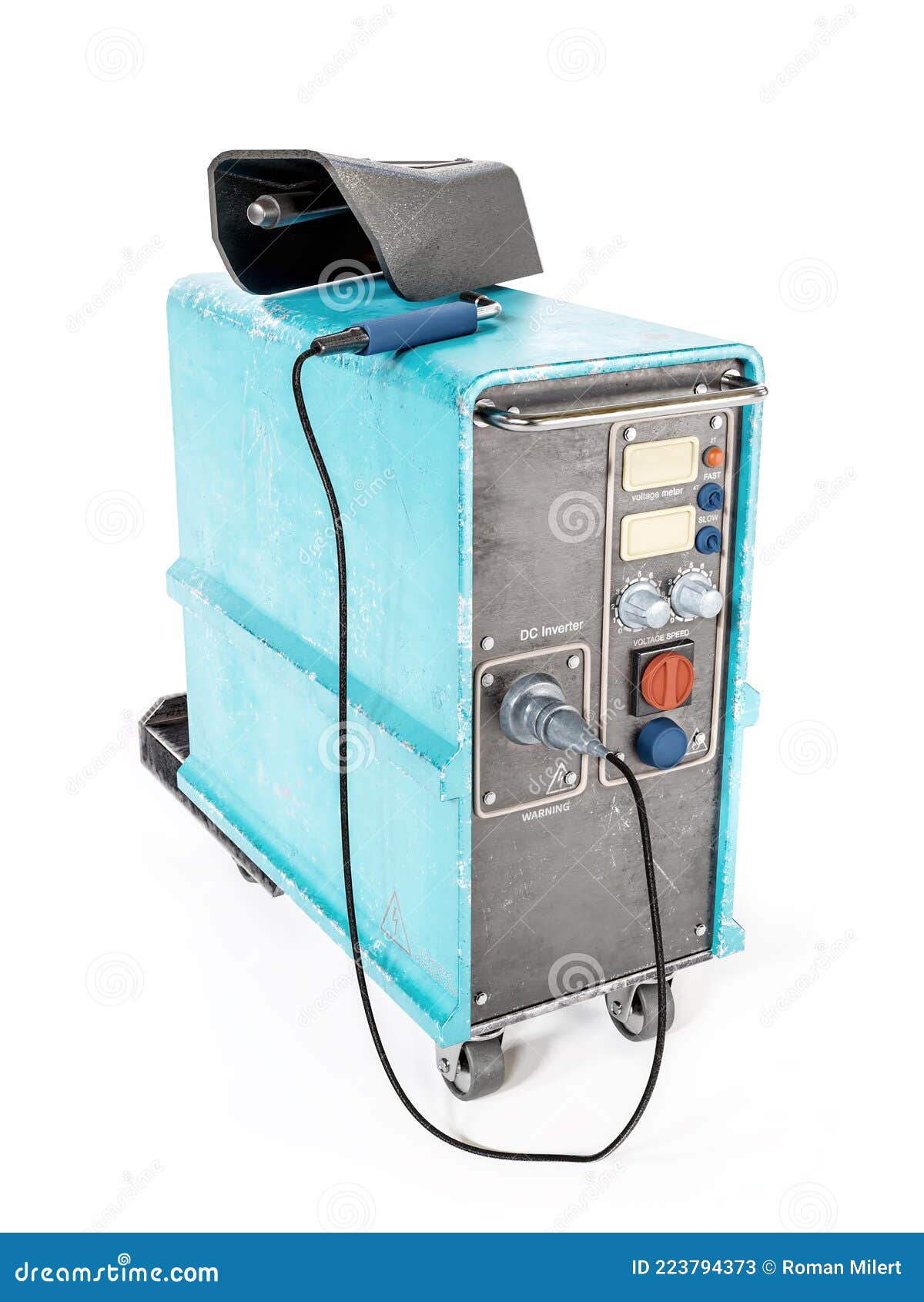 MIG Welding Machine on White Background Stock Illustration ...