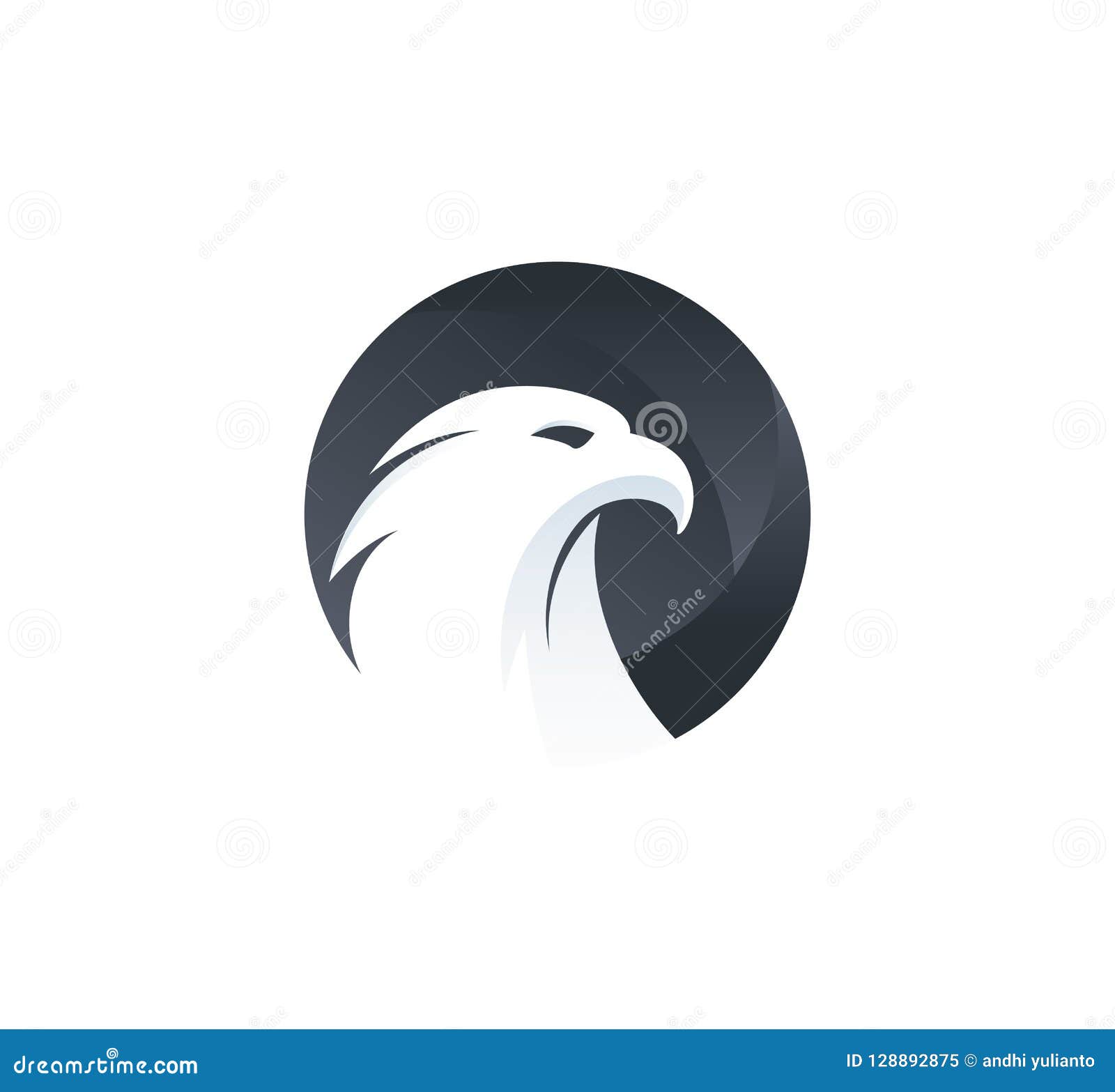 Mighty Eagle Vector Icon Logo Design Inspiration Stock Illustration ...