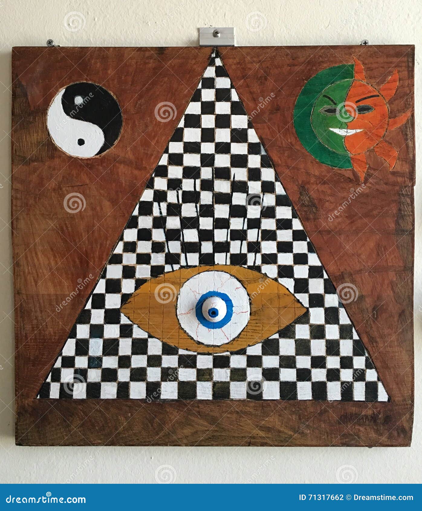 Mighty Eye, Sun and Moon, Black and White Editorial Photography - Image ...