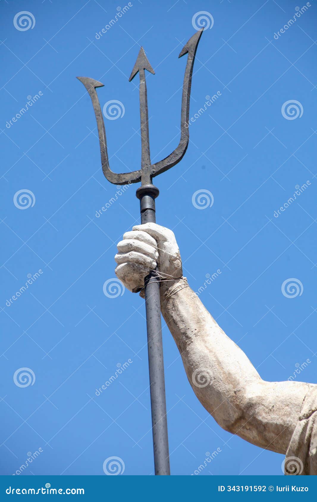 The Mighty God Of Sea And Oceans Neptune Poseidon, Triton With Trident ...