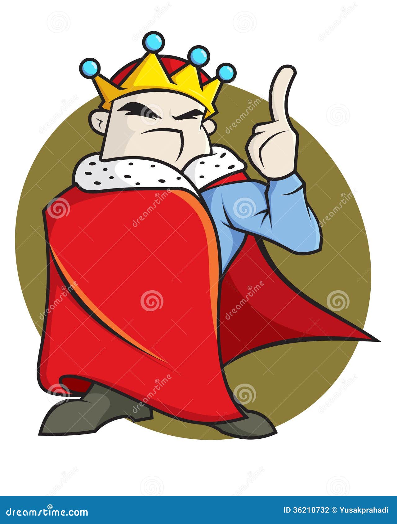 Mighty King stock vector. Illustration of rule, ruler - 36210732