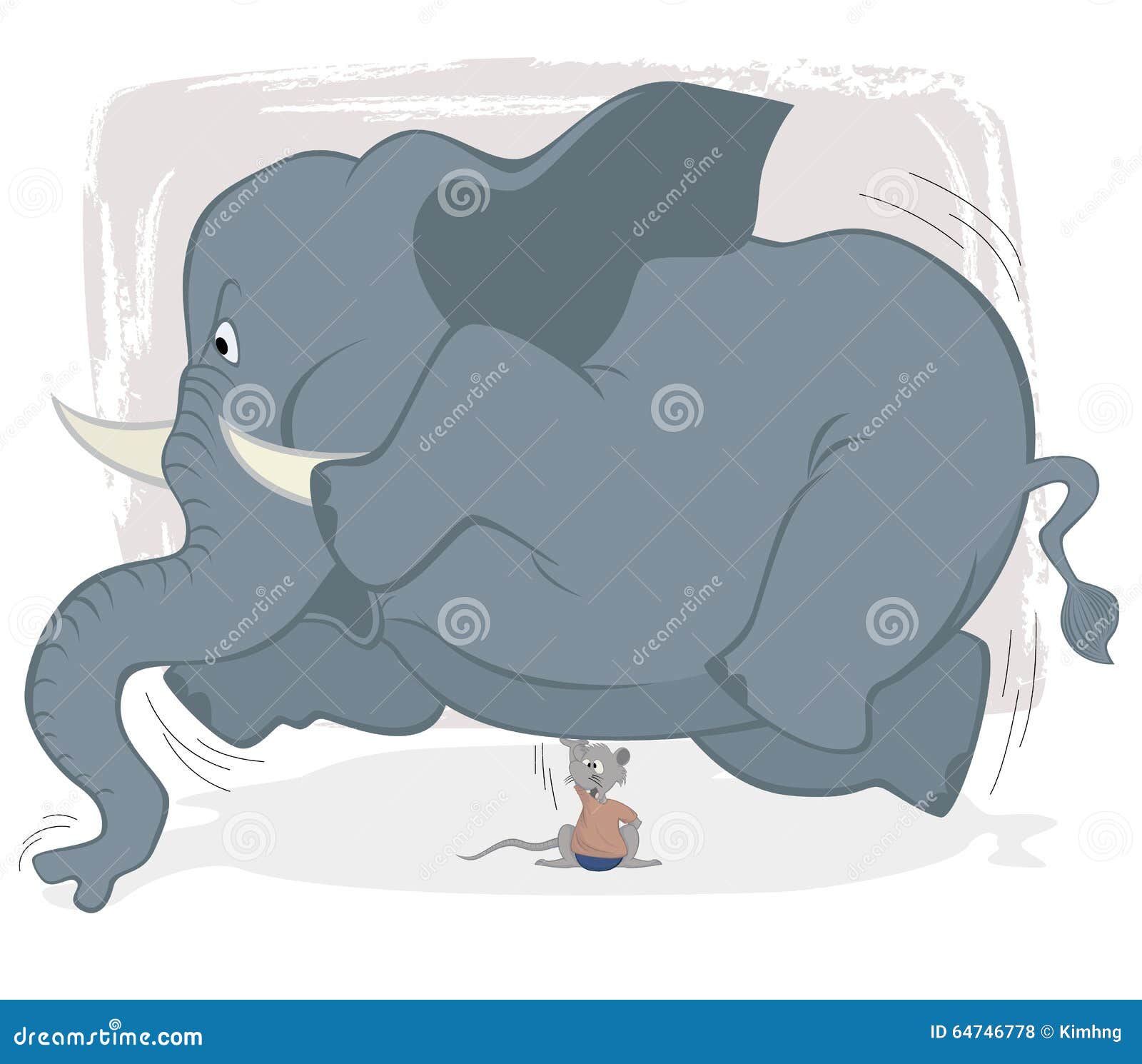 Mighty Mouse stock vector. Illustration of mouse, small - 64746778