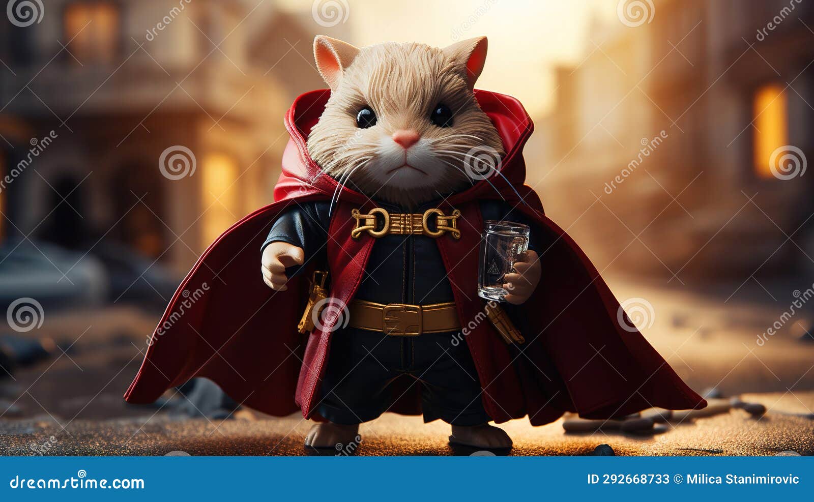 Mighty Mouse Vector Illustration | CartoonDealer.com #64746778