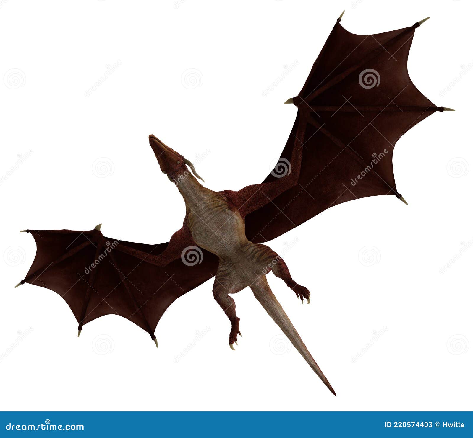 Red Dragon In Flight