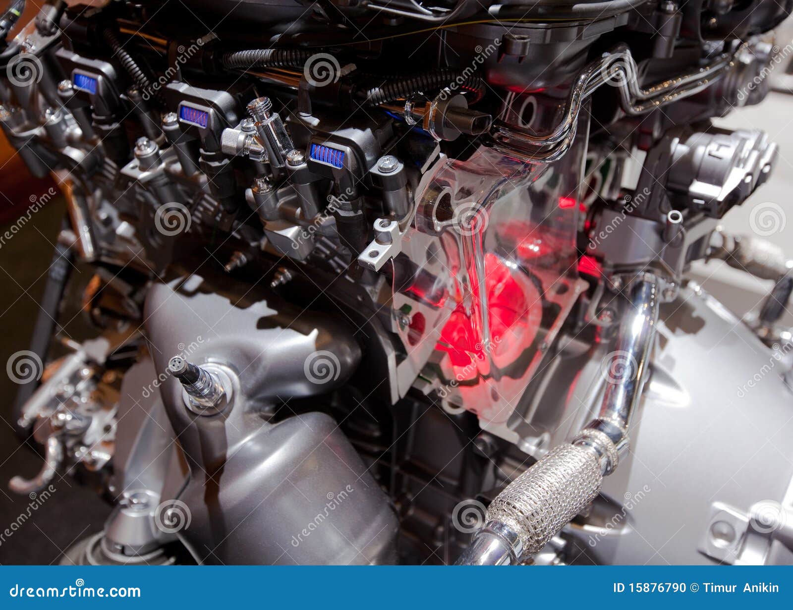 Mighty ultra-modern motor stock photo. Image of beautiful - 15876790