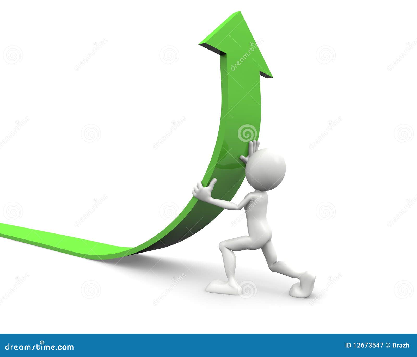 Miglioramento Della Freccia Del Grafico Illustrazione di Stock ...