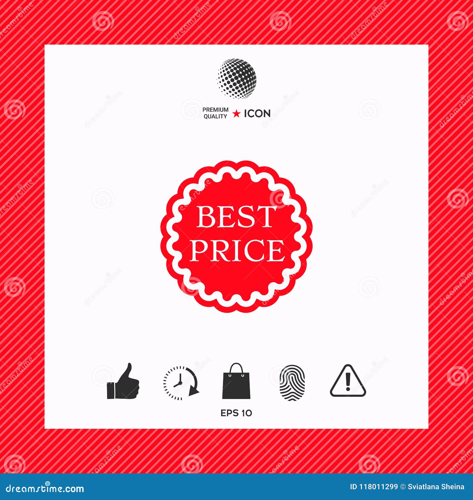 Migliore Icona Dell'etichetta Di Prezzi Illustrazione Vettoriale ...