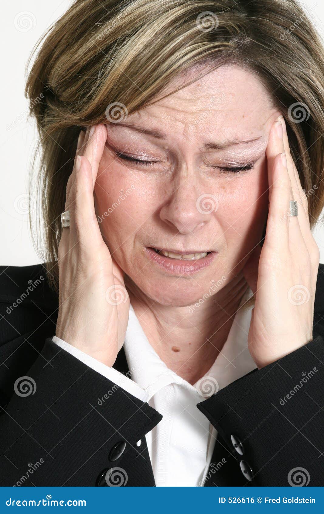 Migraine stock photo. Image of people, posture, female - 526616