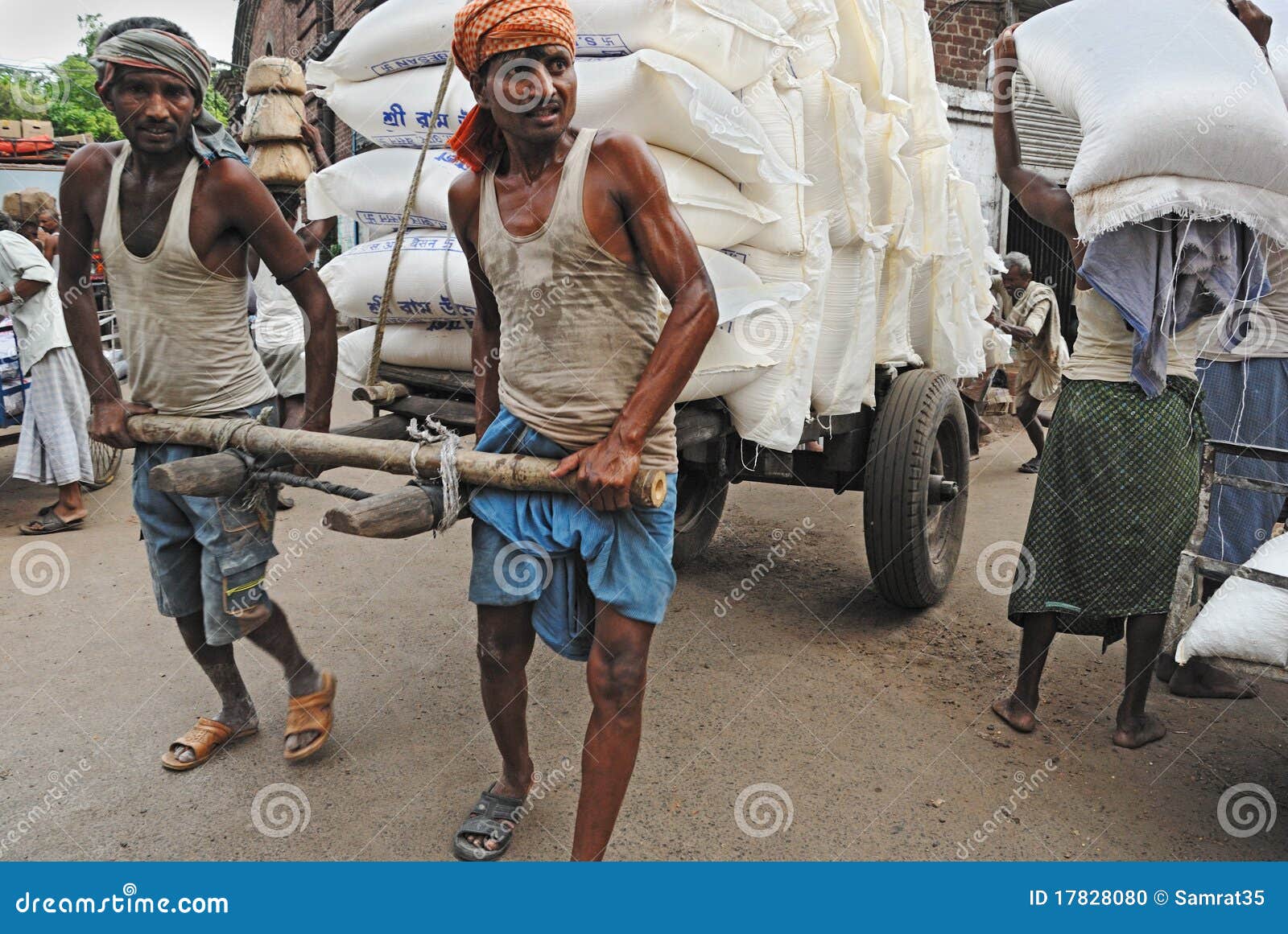 Migrant Labour in Kolkata editorial image. Image of control - 17828080