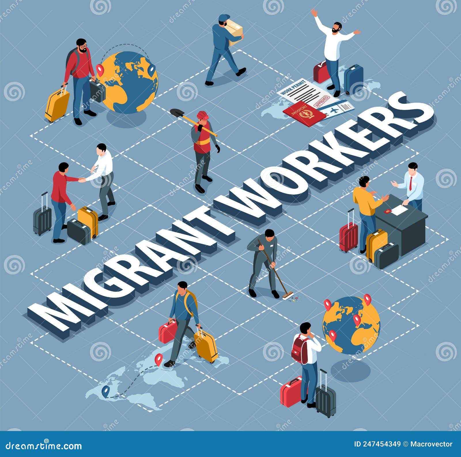 Migrant Cartoons, Illustrations & Vector Stock Images - 20384 Pictures ...