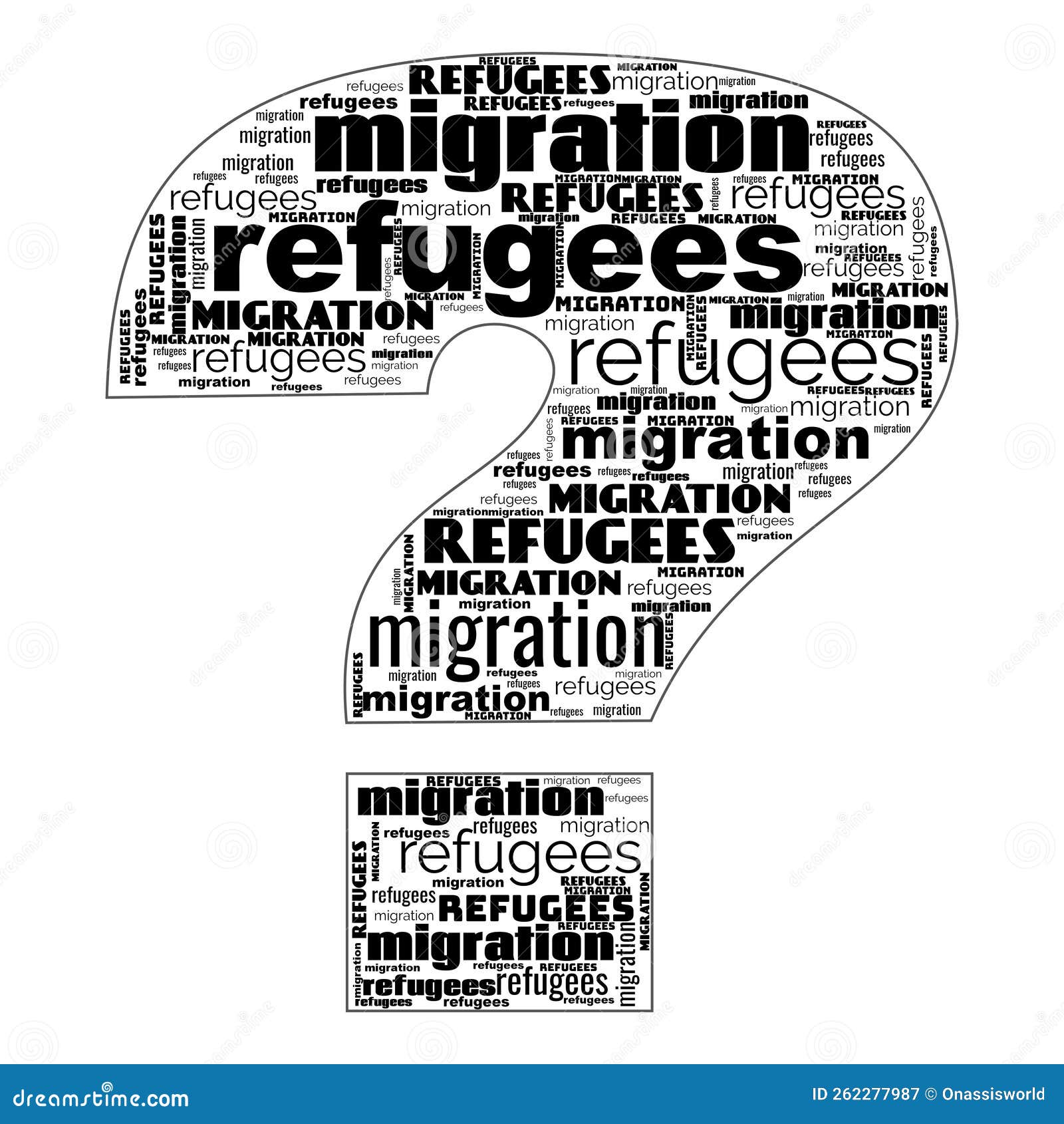 Migration Refugees Text Illustration Background Header Stock ...