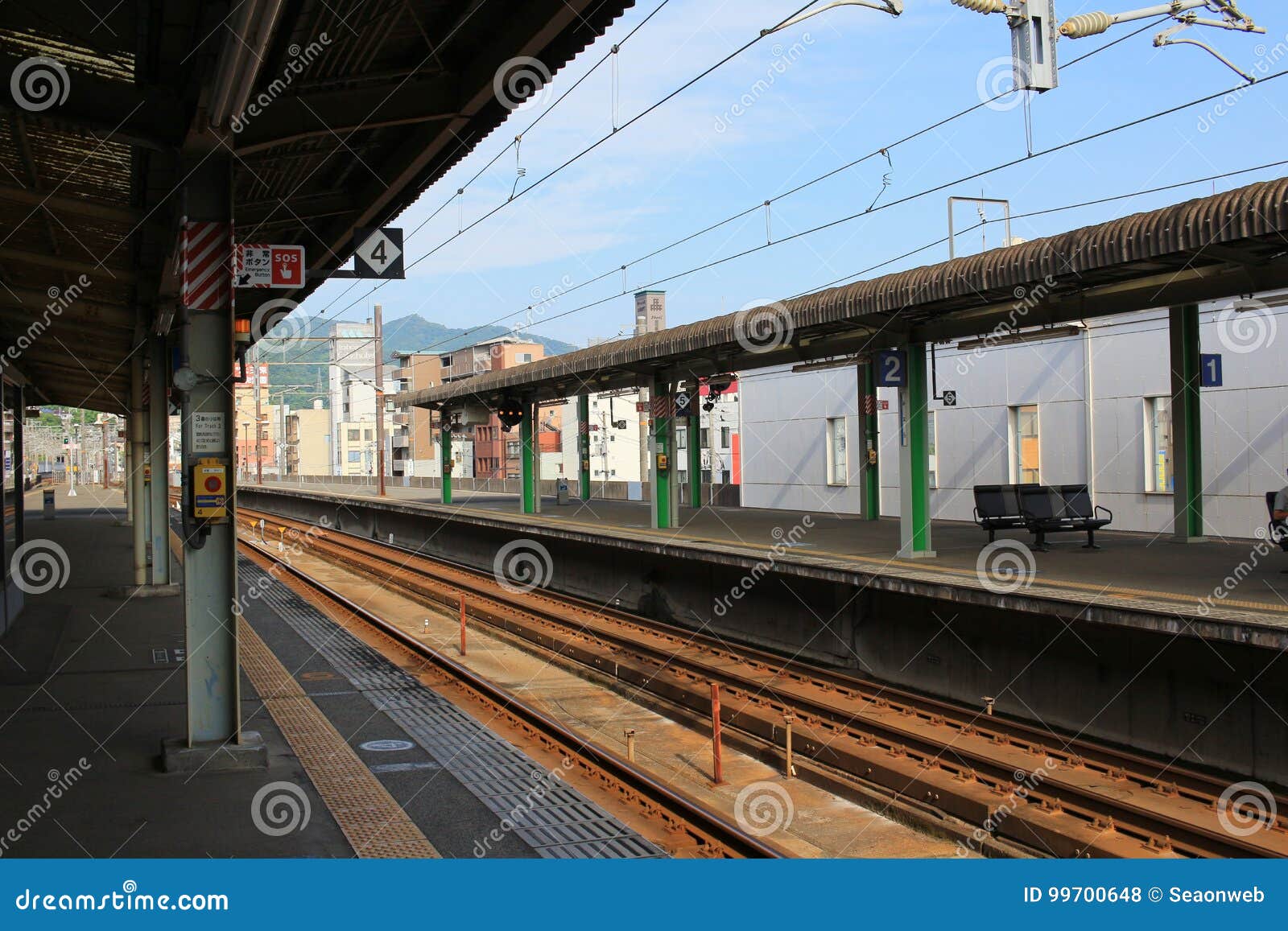 The Mihara station at 2016 editorial stock photo. Image of japan - 99700648