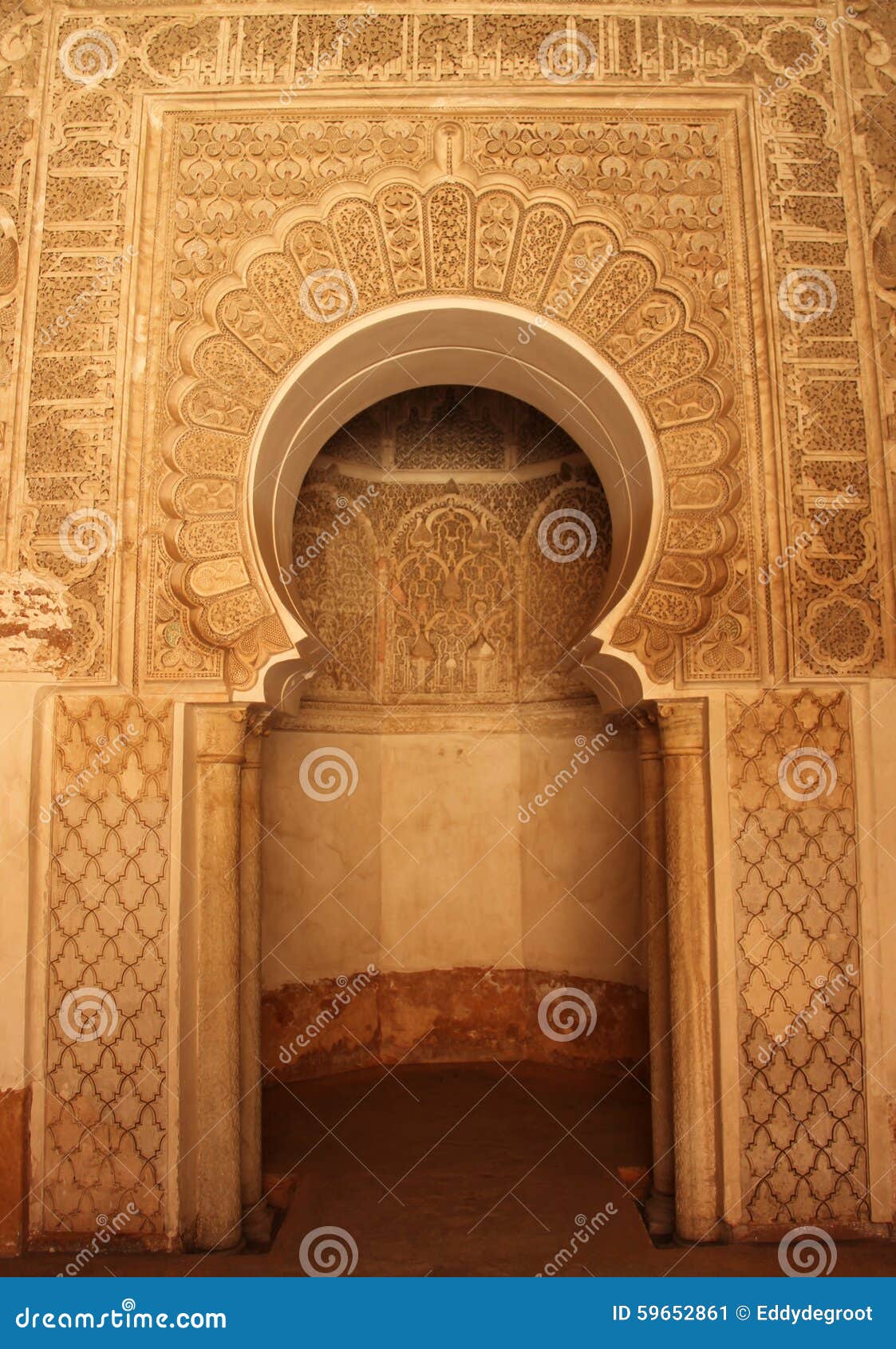 Mihrab stock image. Image of arched, ancient, arch, holiday - 59652861