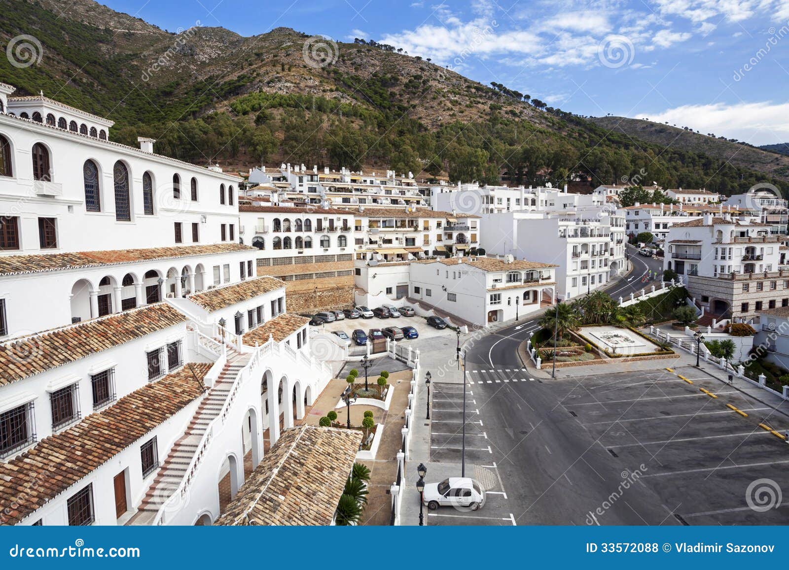 Mijas in Province of Malaga, Andalusia, Spain. Stock Photo - Image of ...