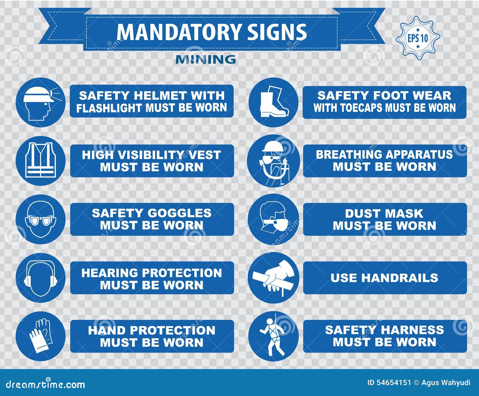 Mijn verplicht teken stock illustratie. Illustration of industrieel ...