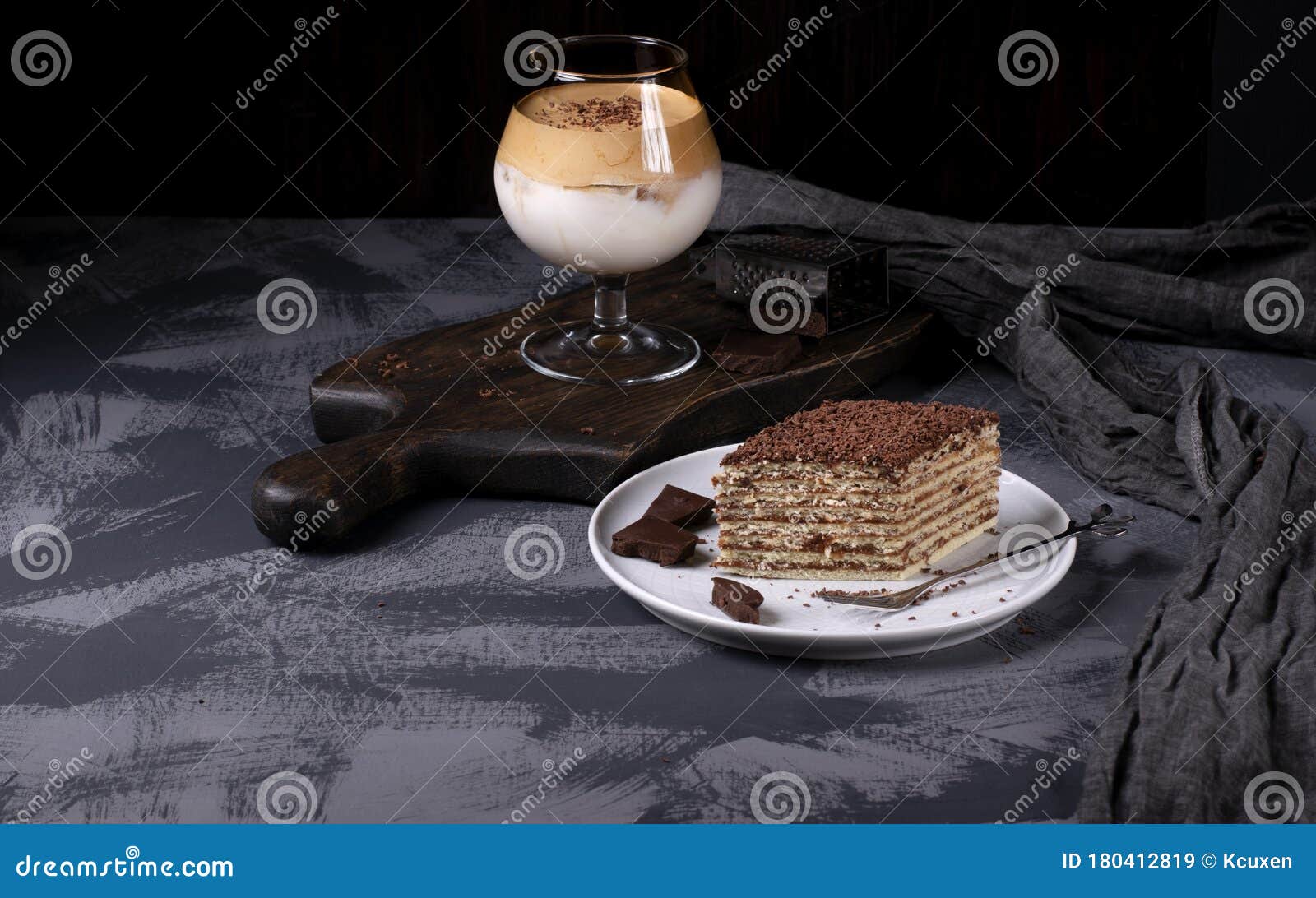 Mikado Cake and Dalgona Coffee Stock Image - Image of pastry, rhombus ...