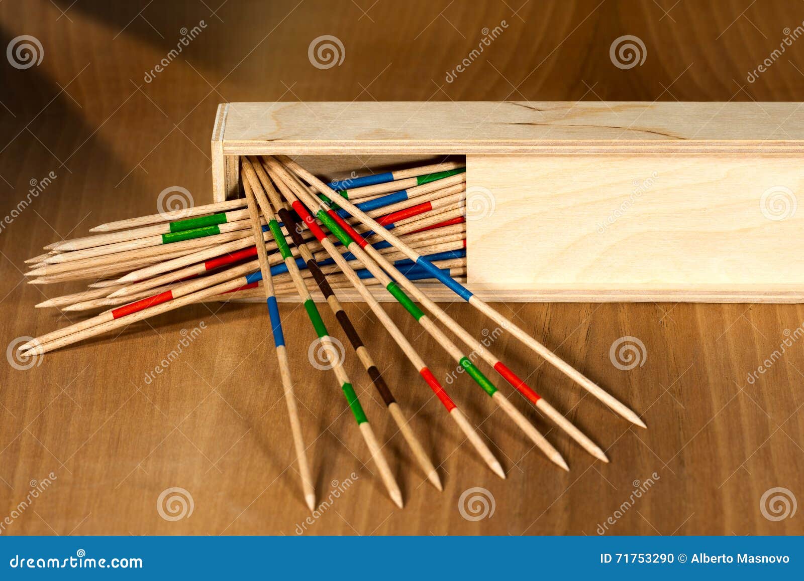 Mikado - Wooden Sticks and Box Stock Photo - Image of education, china ...