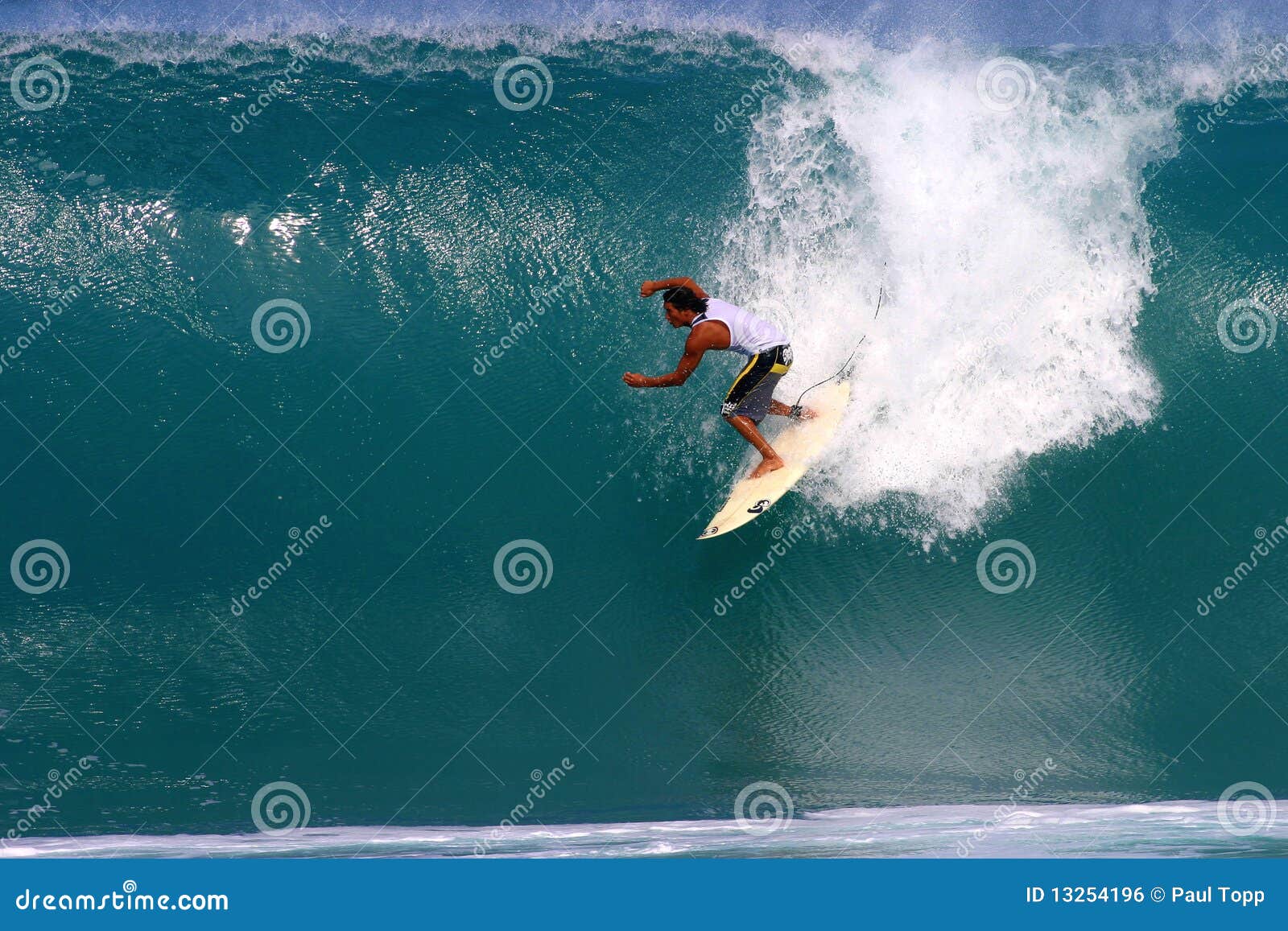 Mikala Jones Surfing at Backdoor Editorial Photo - Image of beach ...
