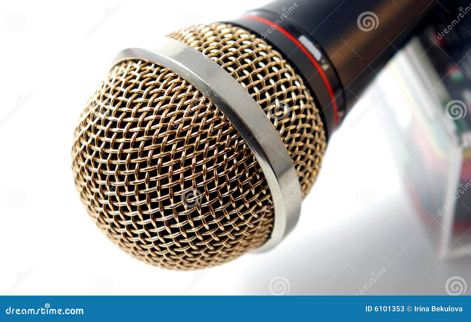 The Mike. stock image. Image of background, studio, speak - 6101353