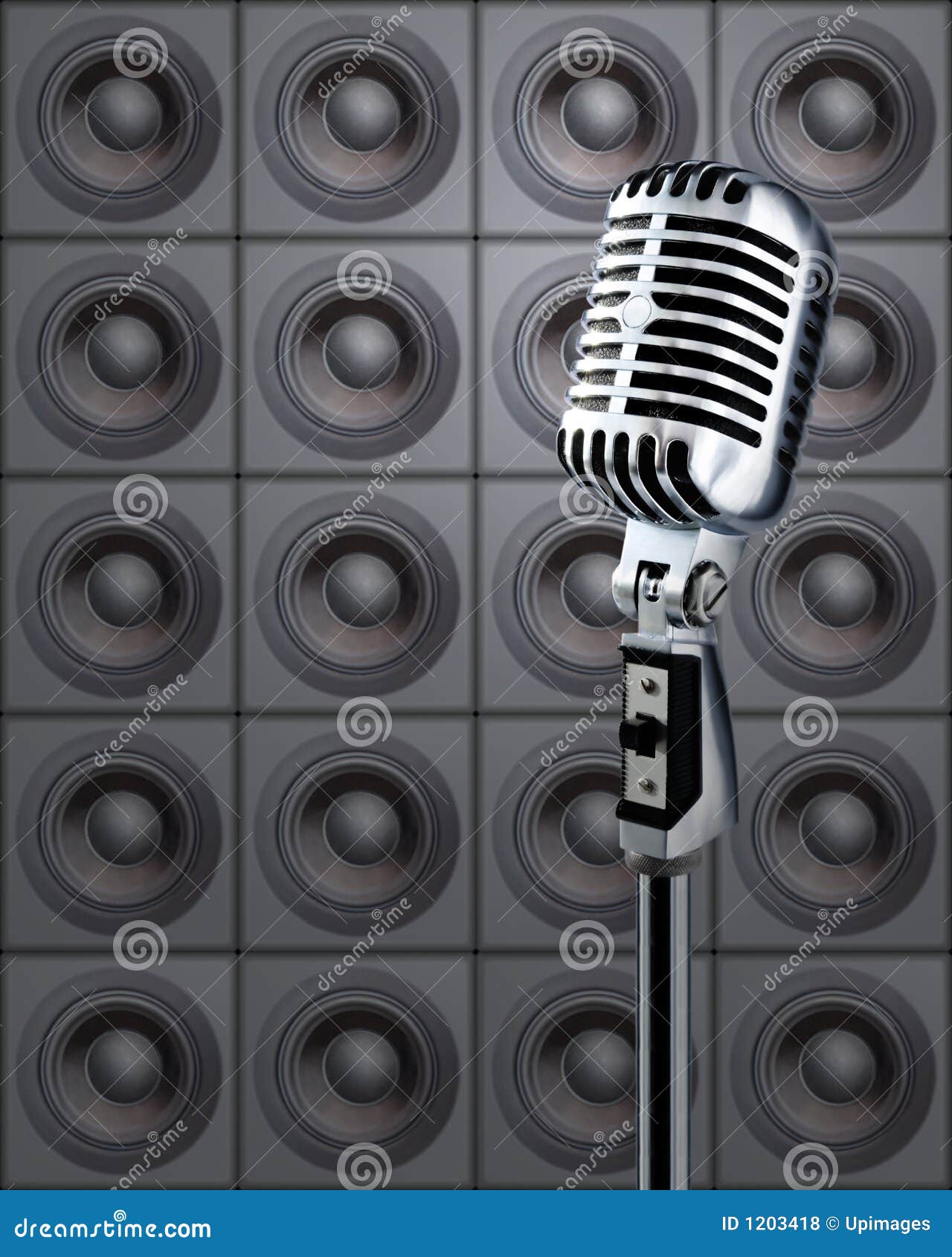Mike&Speakers foto de archivo. Imagen de concierto - 1203418
