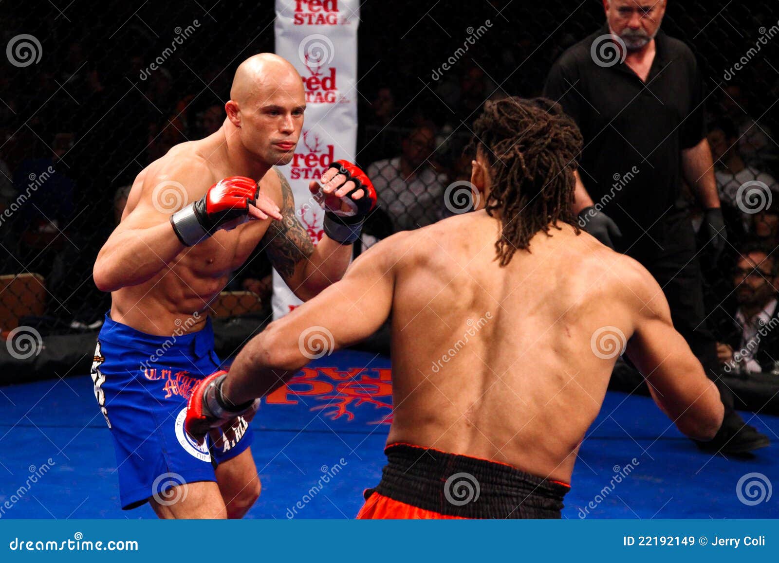 Mike Campell V. Jeff Anderson Mixed Martial Arts Editorial Stock Image ...