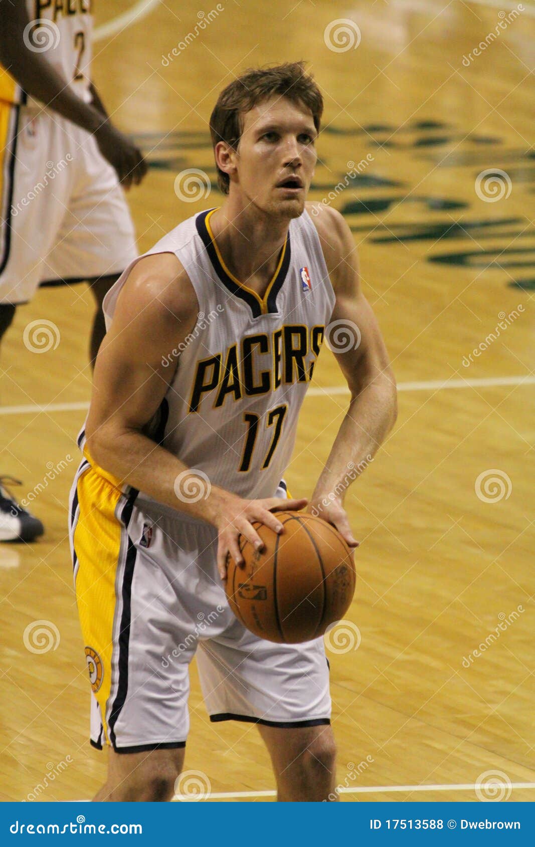 Mike Dunleavy Indiana Pacers Free Throw Attempt Editorial Stock Photo ...