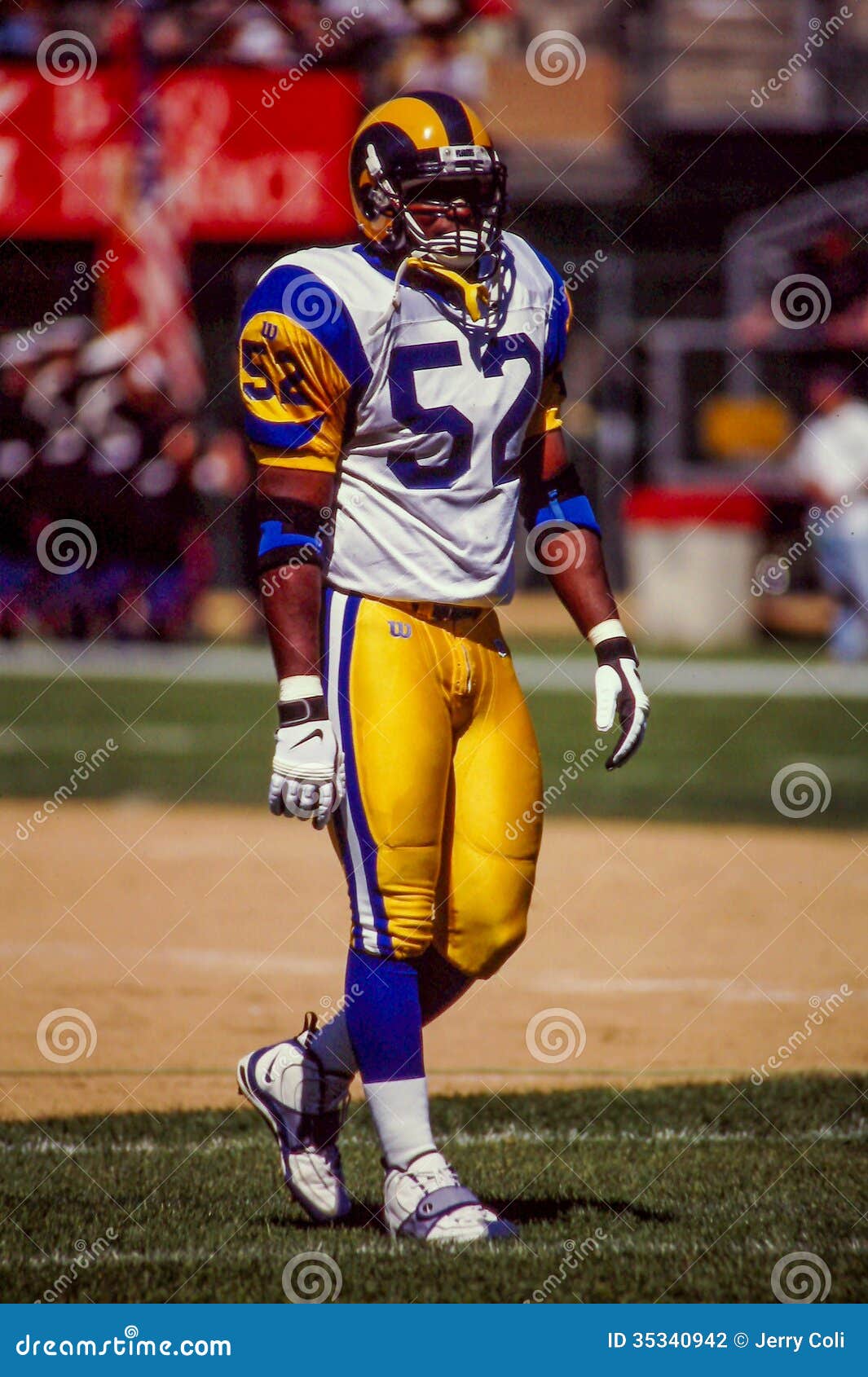 Mike Jones St. Louis Rams fotografia editoriale. Immagine di casco ...