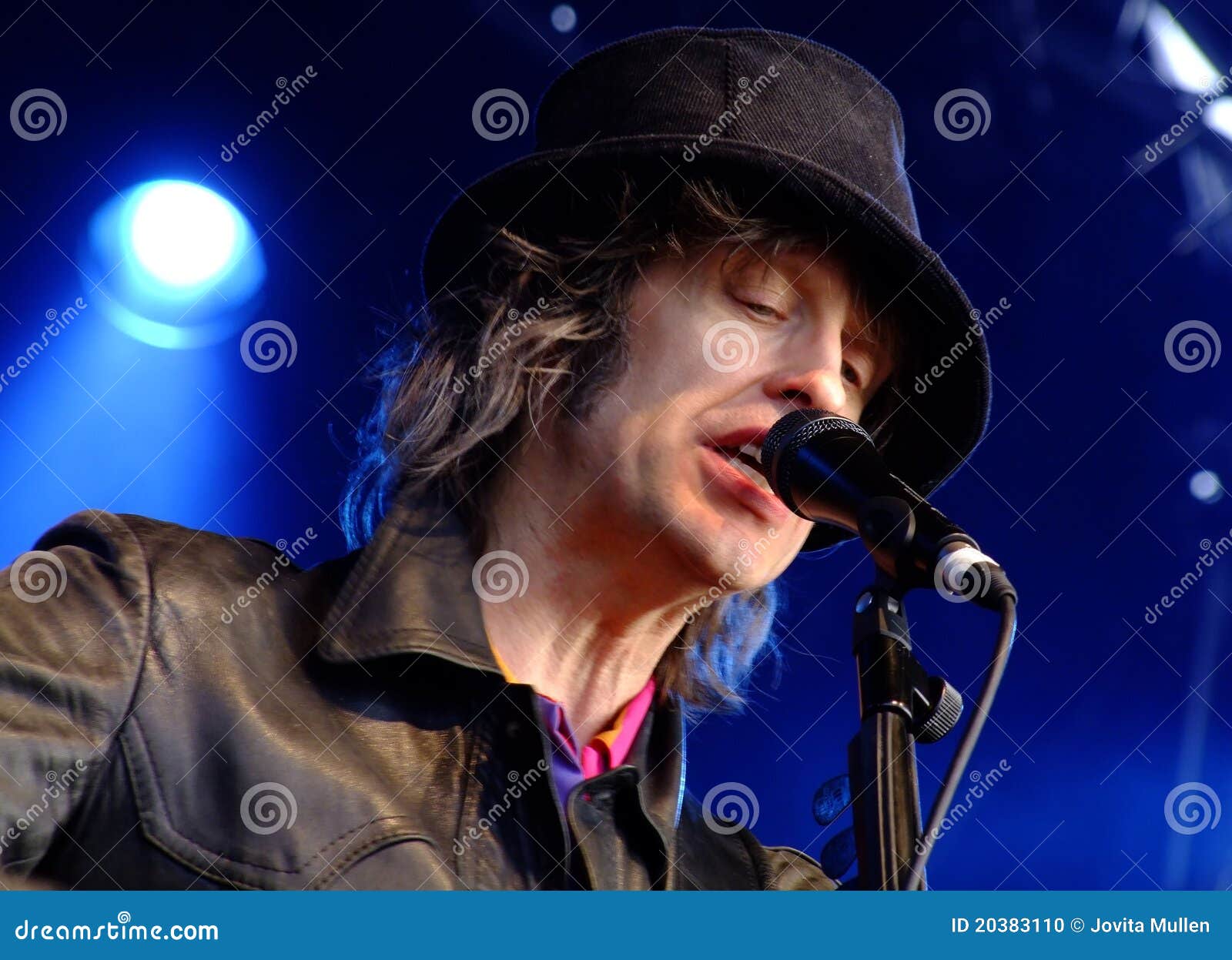 Mike Scott - the Waterboys editorial image. Image of guitarist - 20383110