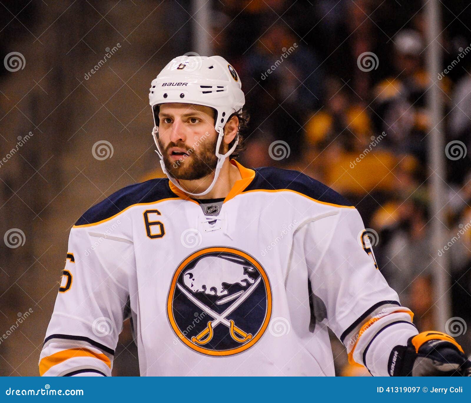 Mike Weber Buffalo Sabres redactionele fotografie. Image of helm - 41319097