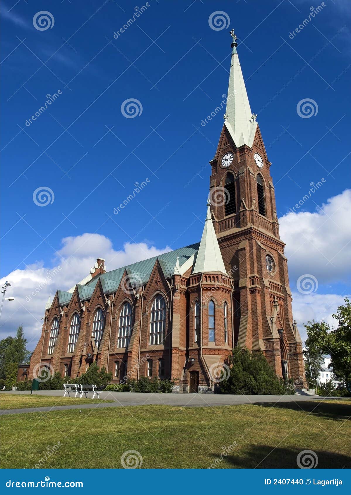 Mikkeli cathedral stock photo. Image of travel, cathedral - 2407440