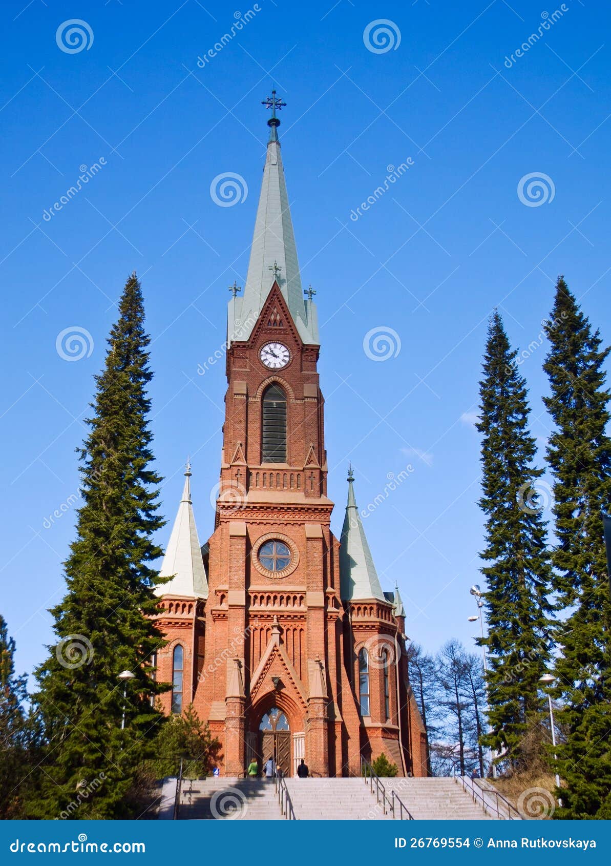 Mikkeli Cathedral stock photo. Image of europe, lutheran - 26769554