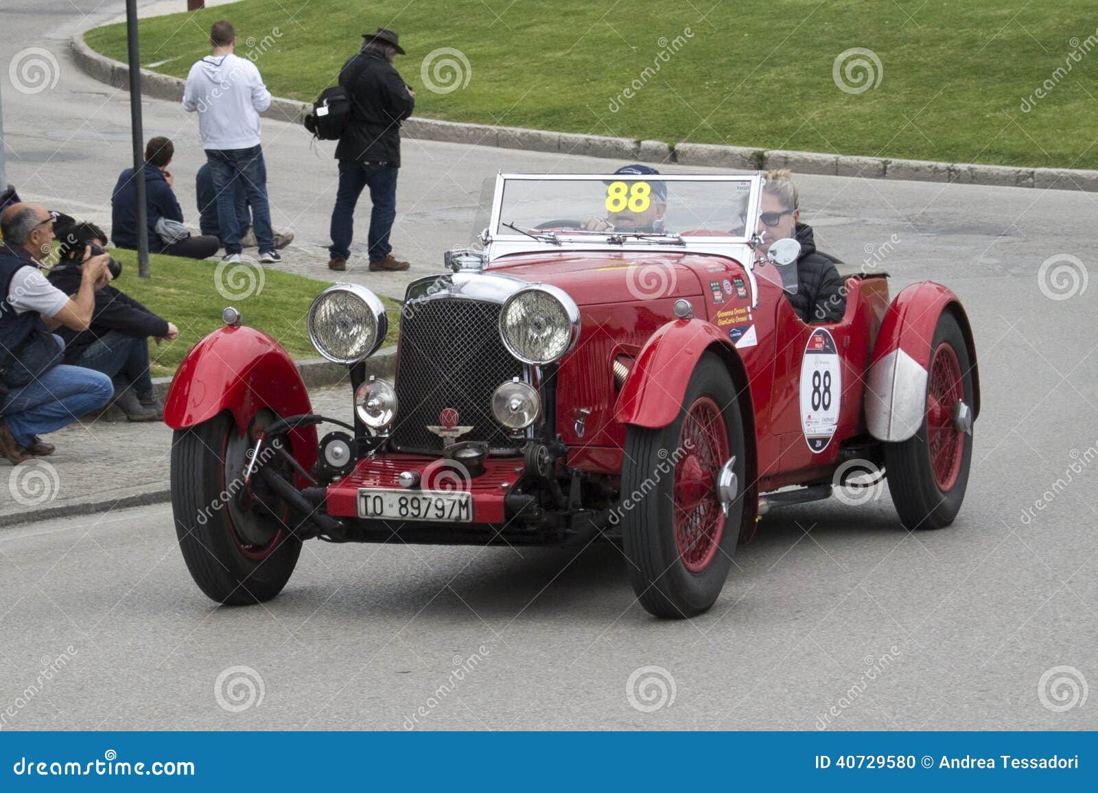 1000 Mil, Aston Martin Le Mans (1933), GROSSI-Gi Redaktionell Foto ...
