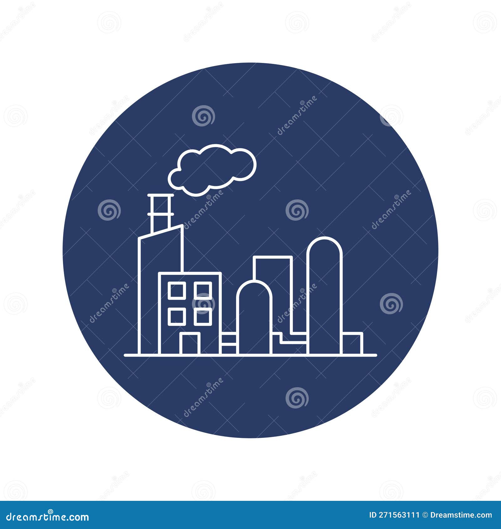 Mil, Industry , Fuel Industry, Petroleum Industry Icon Stock Vector ...