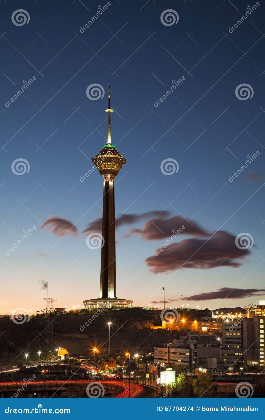 Milad Tower Also Known As The Tehran Tower Is A Multi-purpose Tower In ...