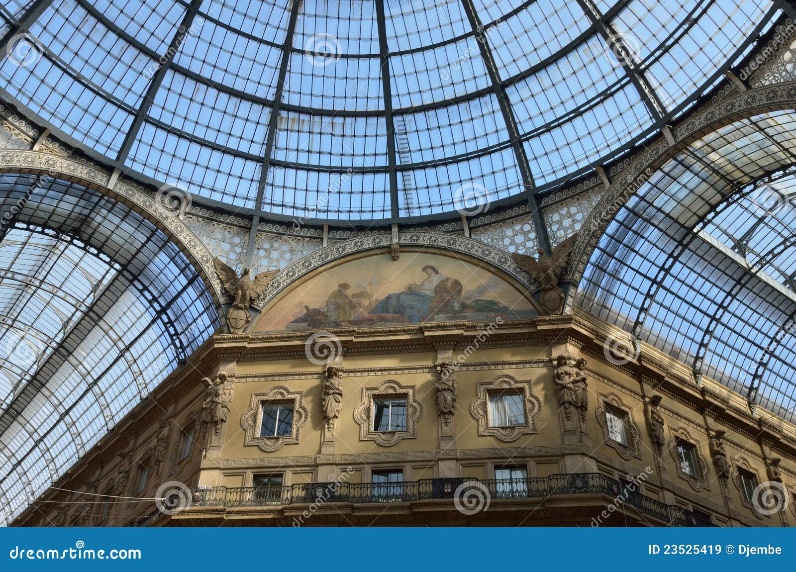 Milan stock image. Image of piazza, milan, renaissance - 23525419