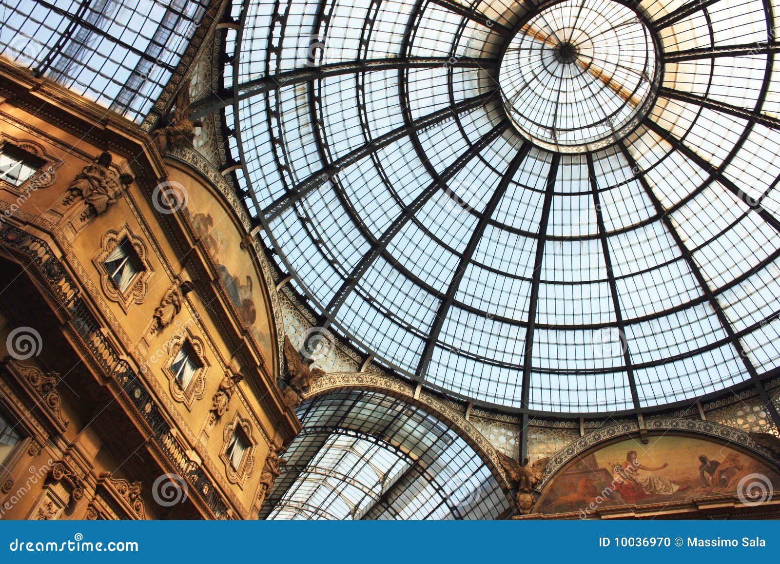 Milan arcade stock photo. Image of milano, european, center - 10036970