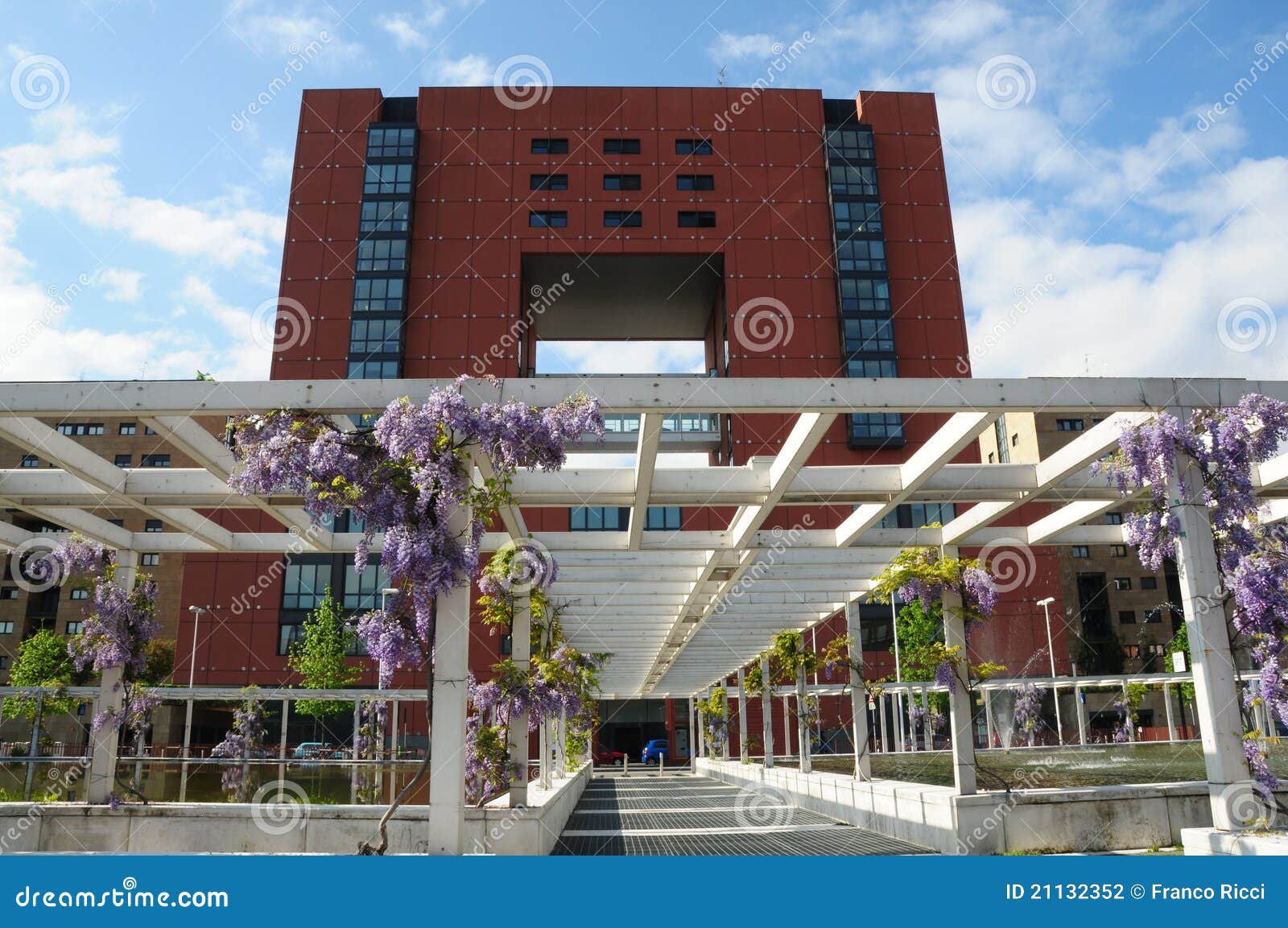 Milan -the Bicocca University at Spring Editorial Photography - Image ...