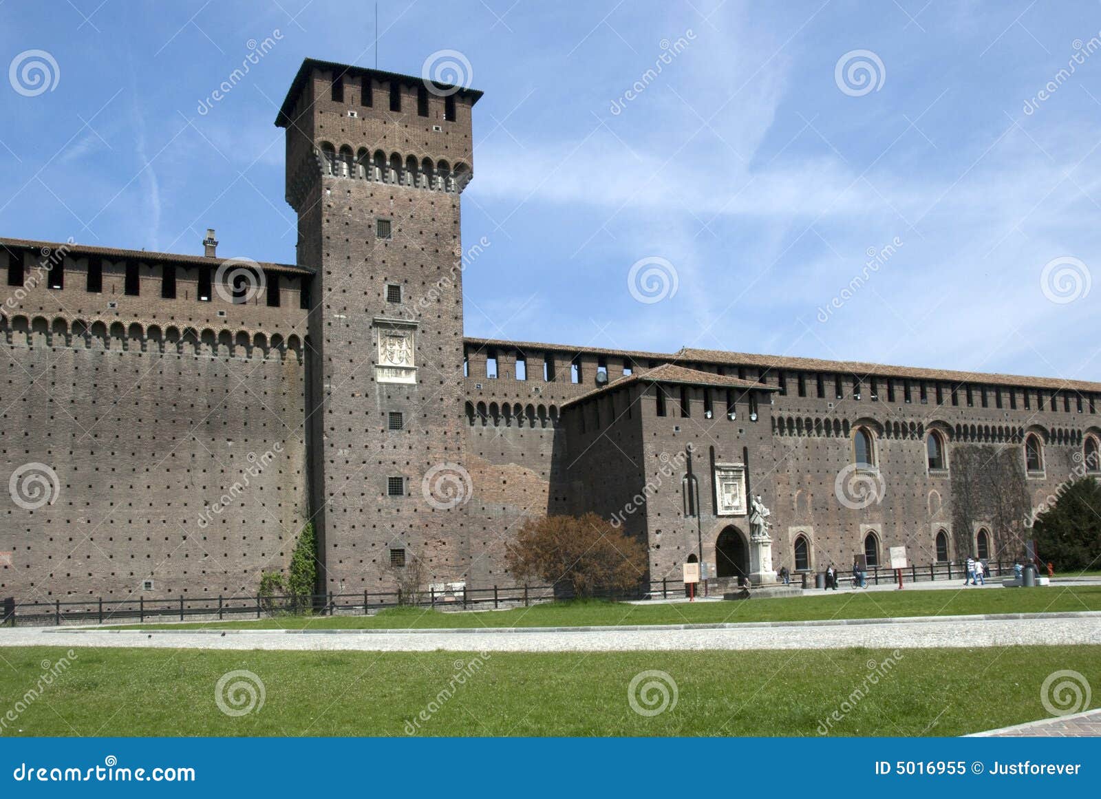 Milan castle stock image. Image of italy, century, italian - 5016955