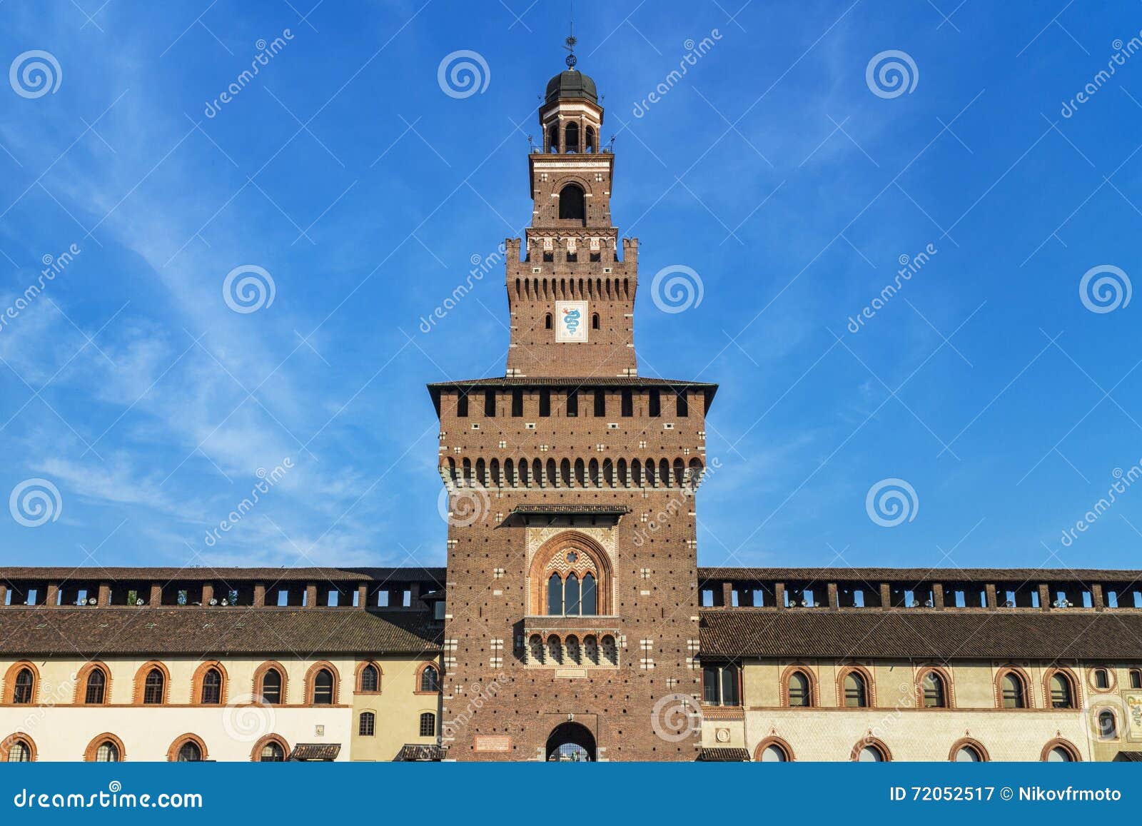 Milan castle stock image. Image of history, ancient, milan - 72052517